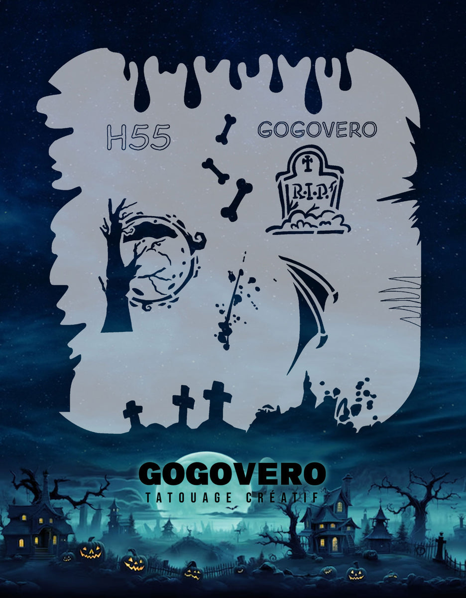 Forêt Hantée – GOGOVERO - Pochoirs créatifs - Creative stencils